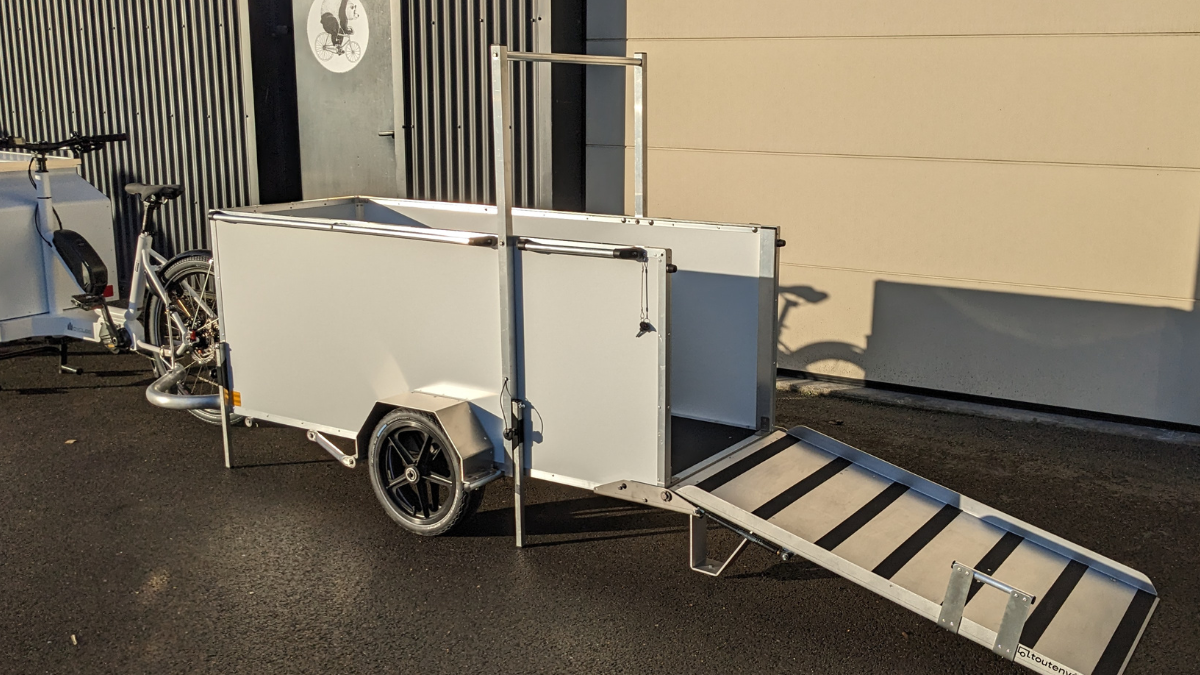 Remorque vélo ridelle - Toutenvélo solutions