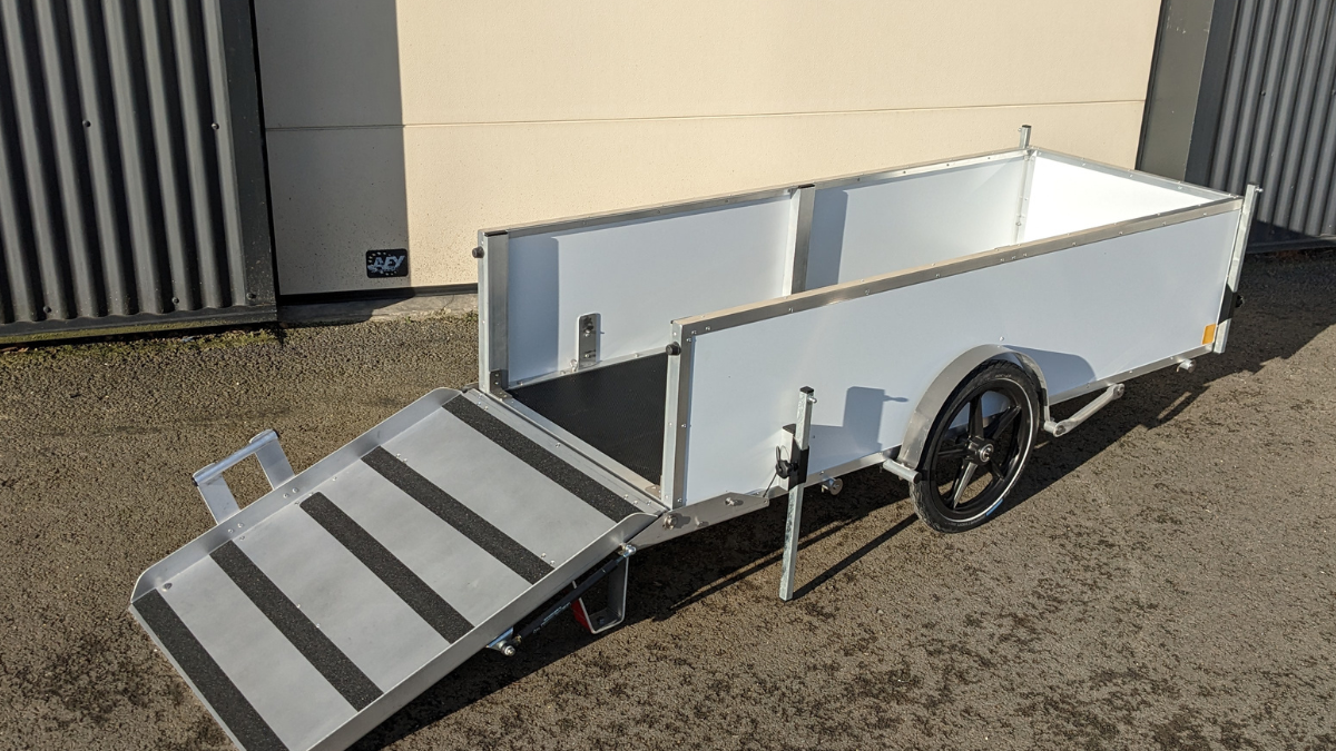 Remorque vélo ridelle - Toutenvélo solutions
